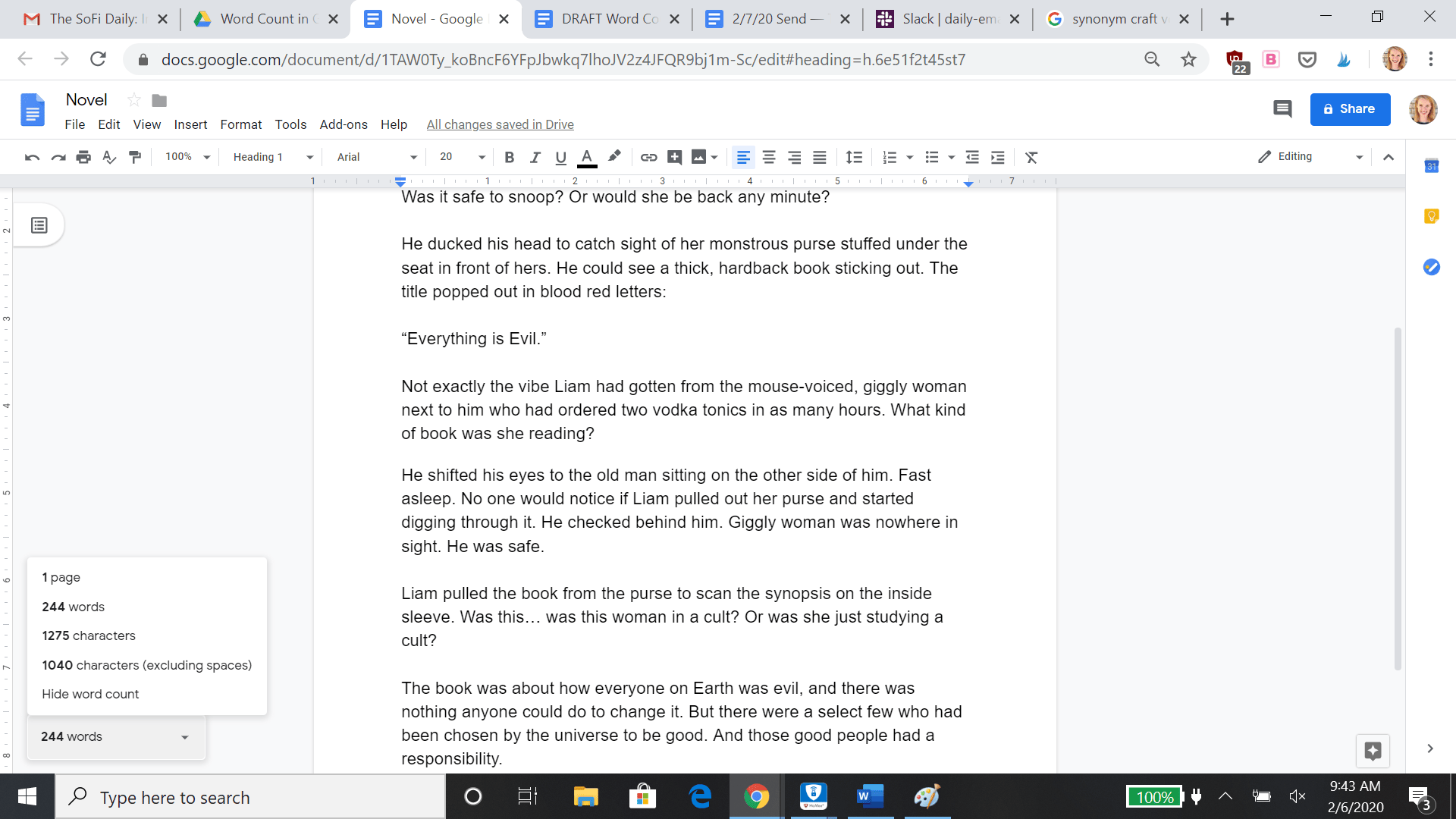 How To See Word Count In Google Docs As You re Writing