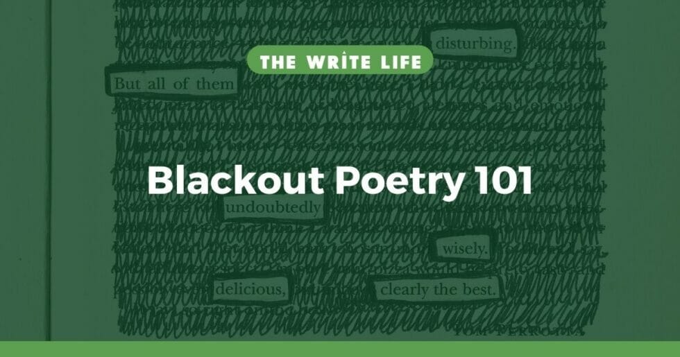 What's Blackout Poetry? How to Use Erasure Verse in Your Art
